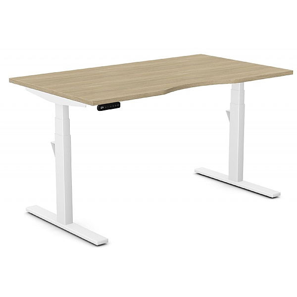 Leap Rectangular Standing Office Desks | Height-Adjustable Desks
