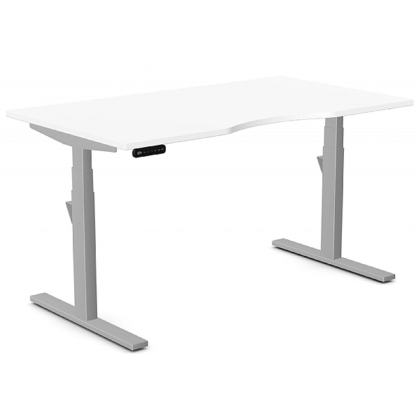 Leap Rectangular Standing Office Desks | Height-Adjustable Desks