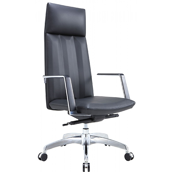 Principal High Back Leather Executive Chair | Real Leather