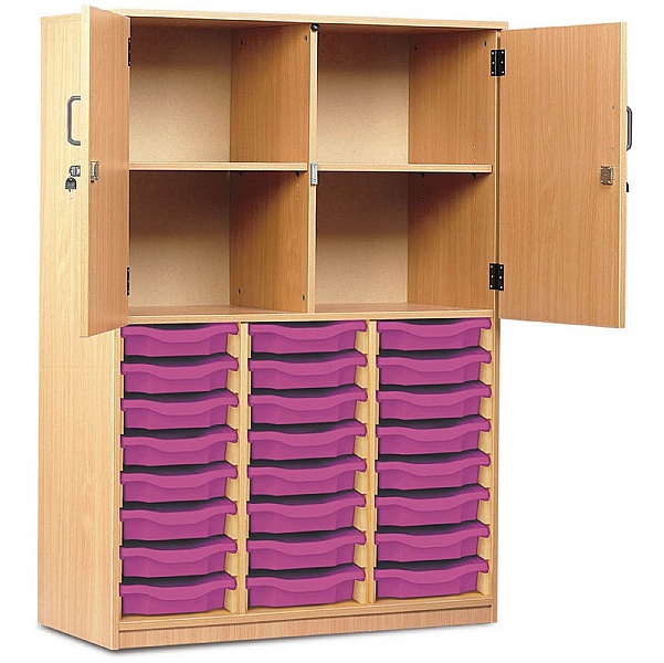 Large Volume Tray Storage Cupboard