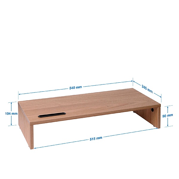 TTAP Wooden Screen Riser with Mobile Phone Holder