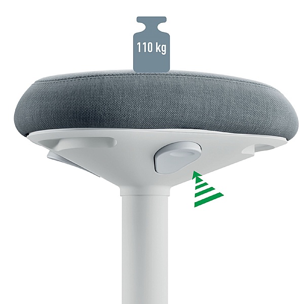Leitz Ergo Active Sitting Stool with Comfort Seat