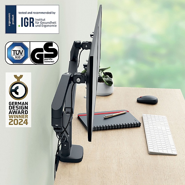 Leitz Ergo Space Saving Monitor Arm | Ergonomic Accessories
