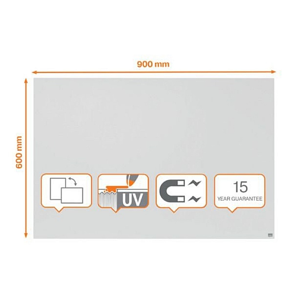 Nobo Infinity Frameless Magnetic Whiteboard | Office Furniture Online