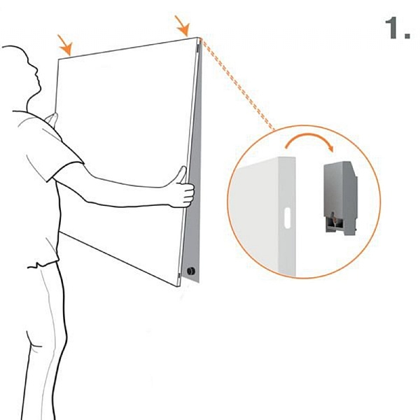 Nobo Infinity Frameless Magnetic Whiteboard | Office Furniture Online