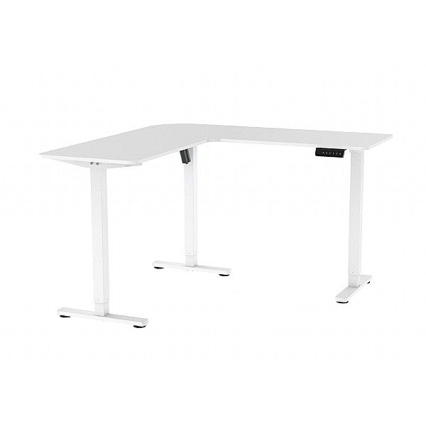 Tri Corner Height Adjustable Standing Desk | Office Furniture Online