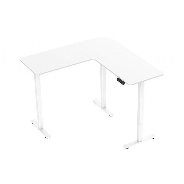 Tri Corner Height Adjustable Standing Desk | Office Furniture Online