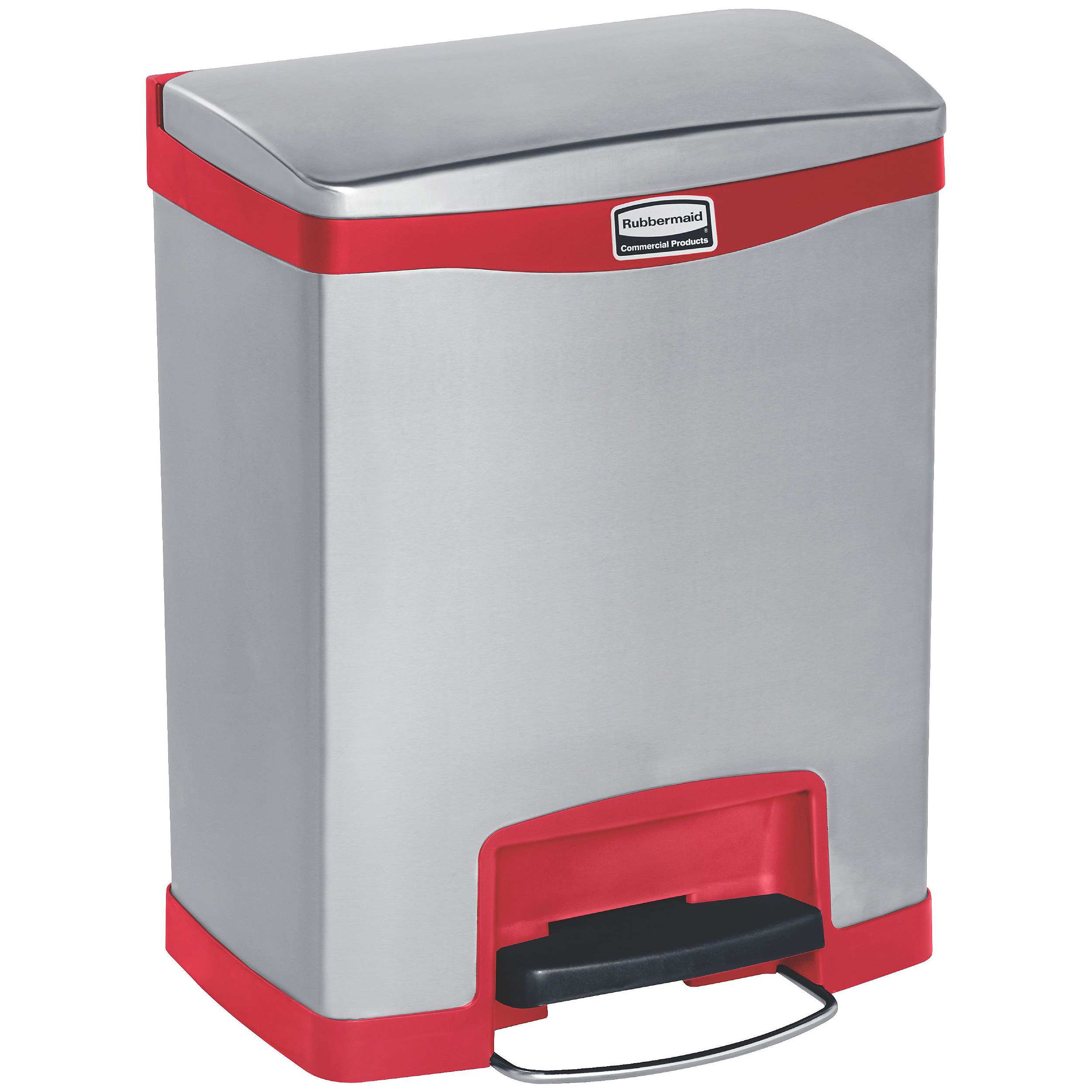 Slim Jim Front Step-On Metal Waste Containers | Waste Management