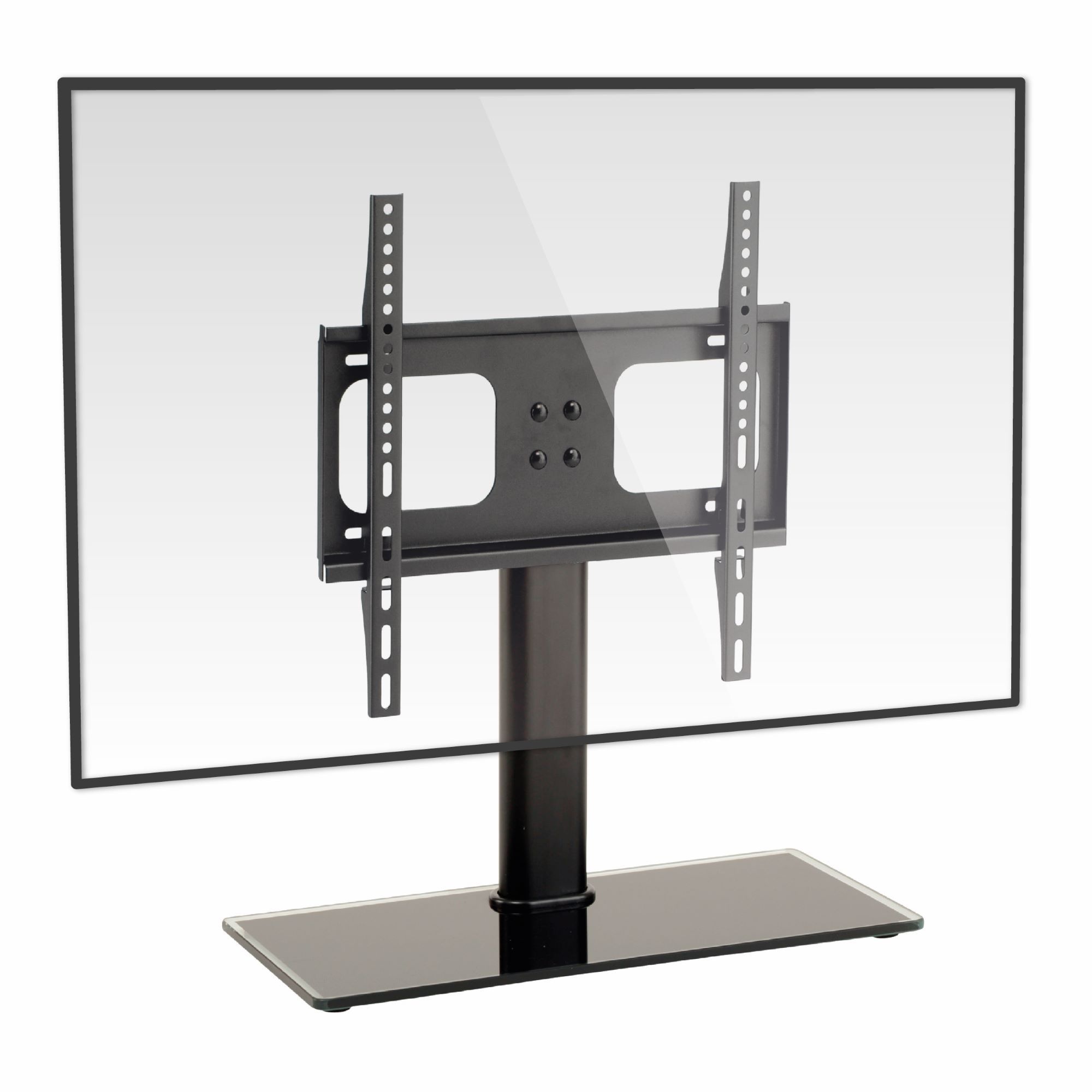 TTAP Height AdjustableTabletop Pedestal TV and Monitor Stand