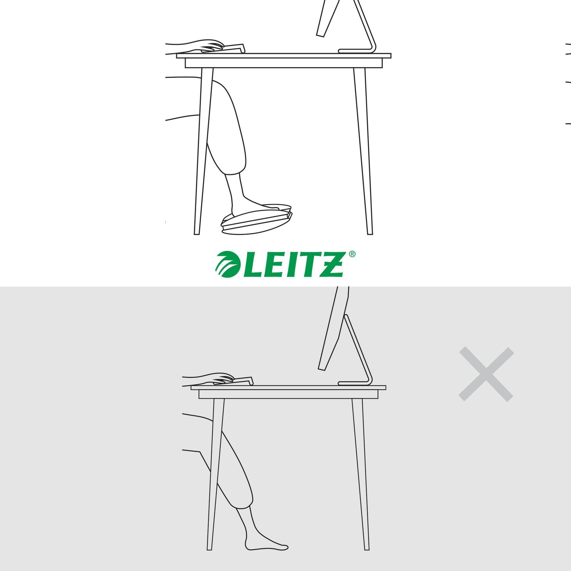 Leitz Ergo Adjustable Computer Foot Rest