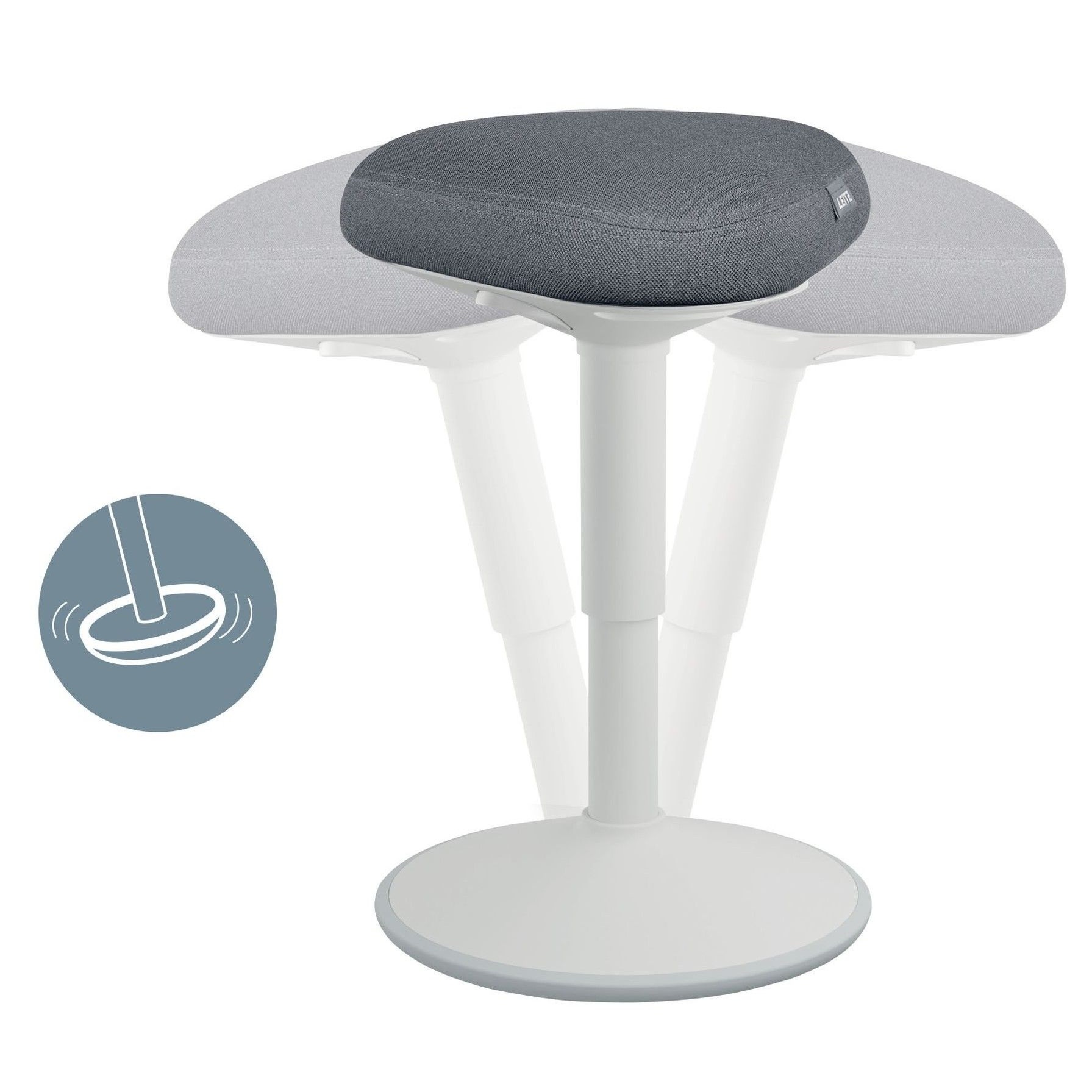 Leitz Ergo Active Sitting Stool with Comfort Seat