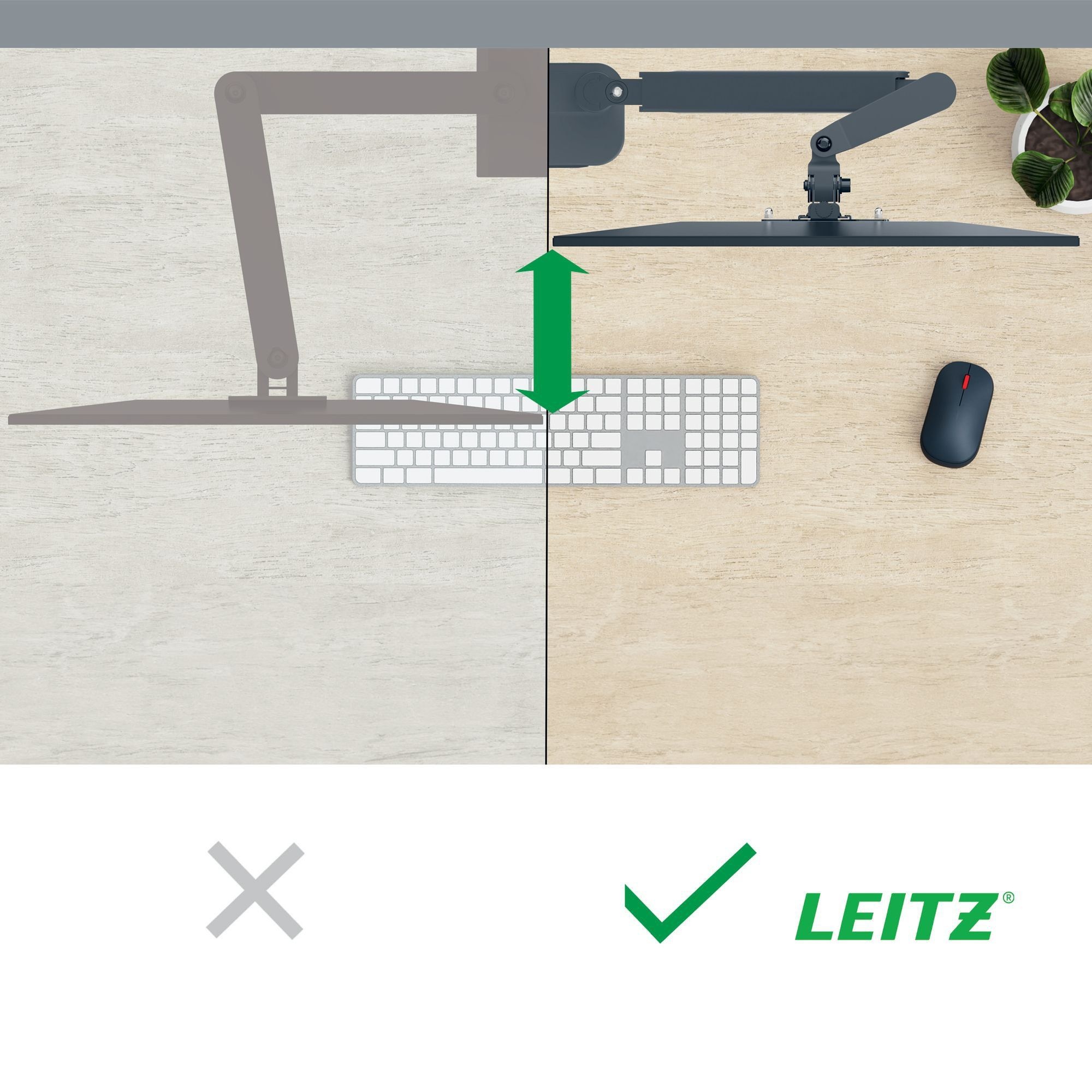 Leitz Ergo Space Saving Monitor Arm | Ergonomic Accessories