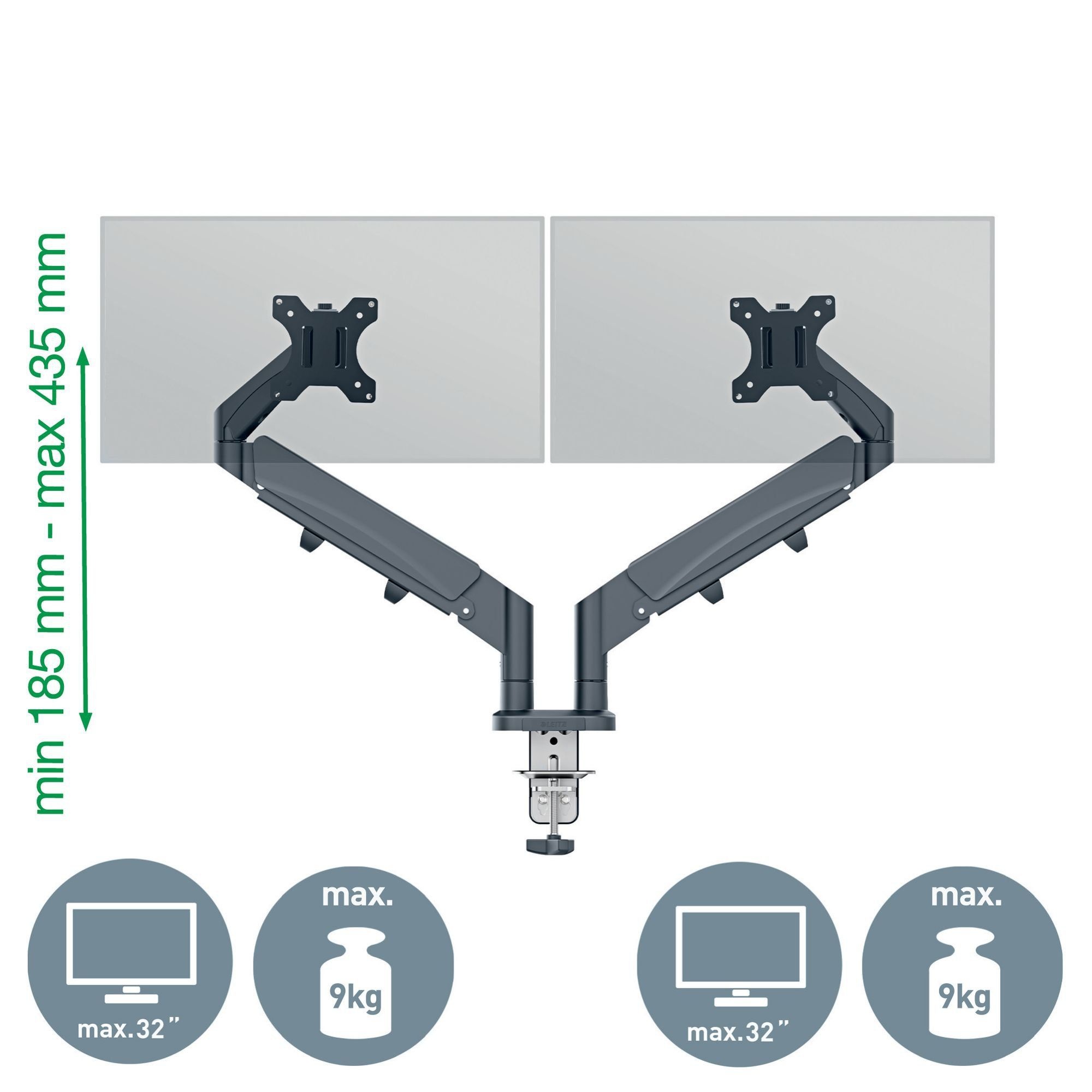 Leitz Ergo Space Saving Monitor Arm | Ergonomic Accessories