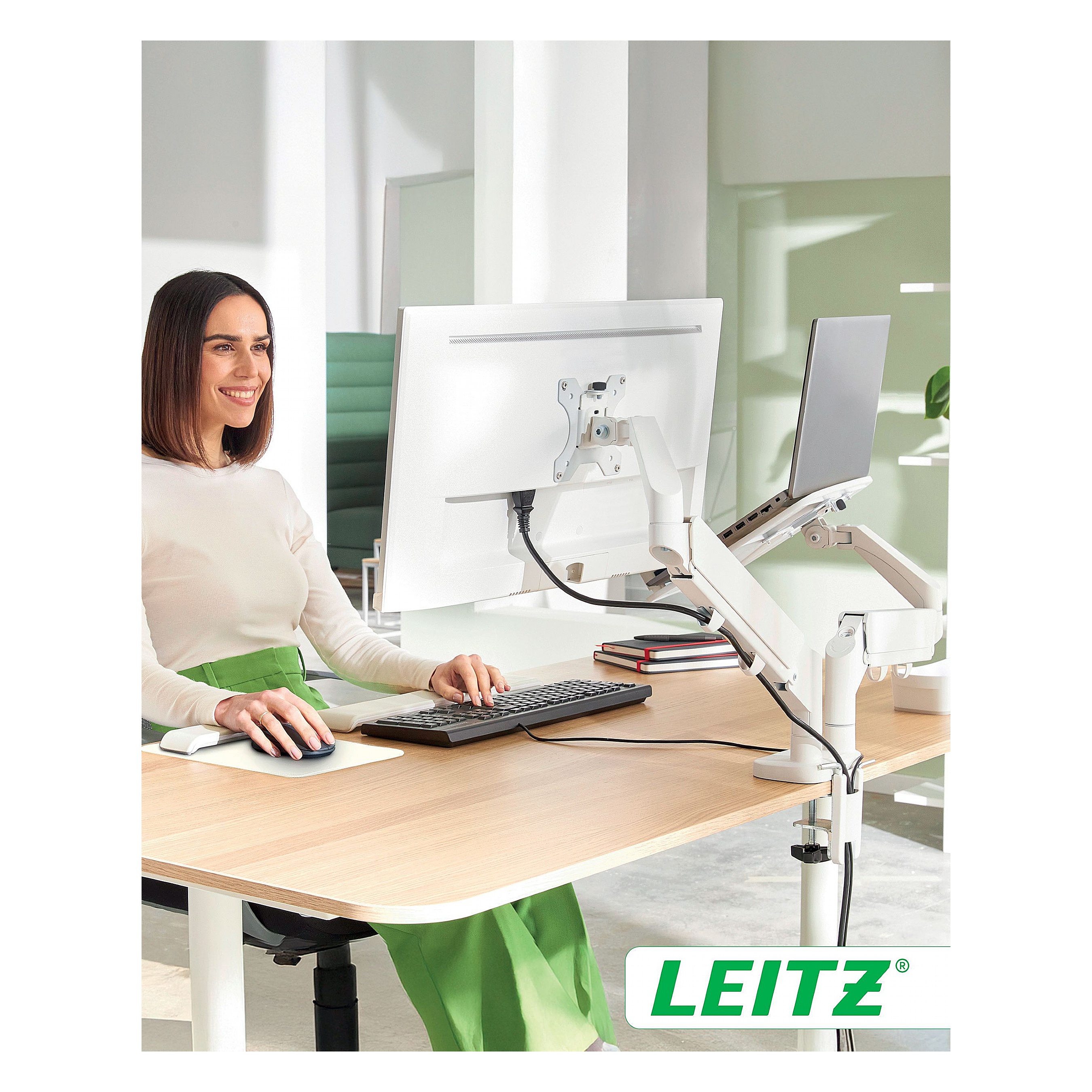 Leitz Ergo Space Saving Monitor Arm | Ergonomic Accessories