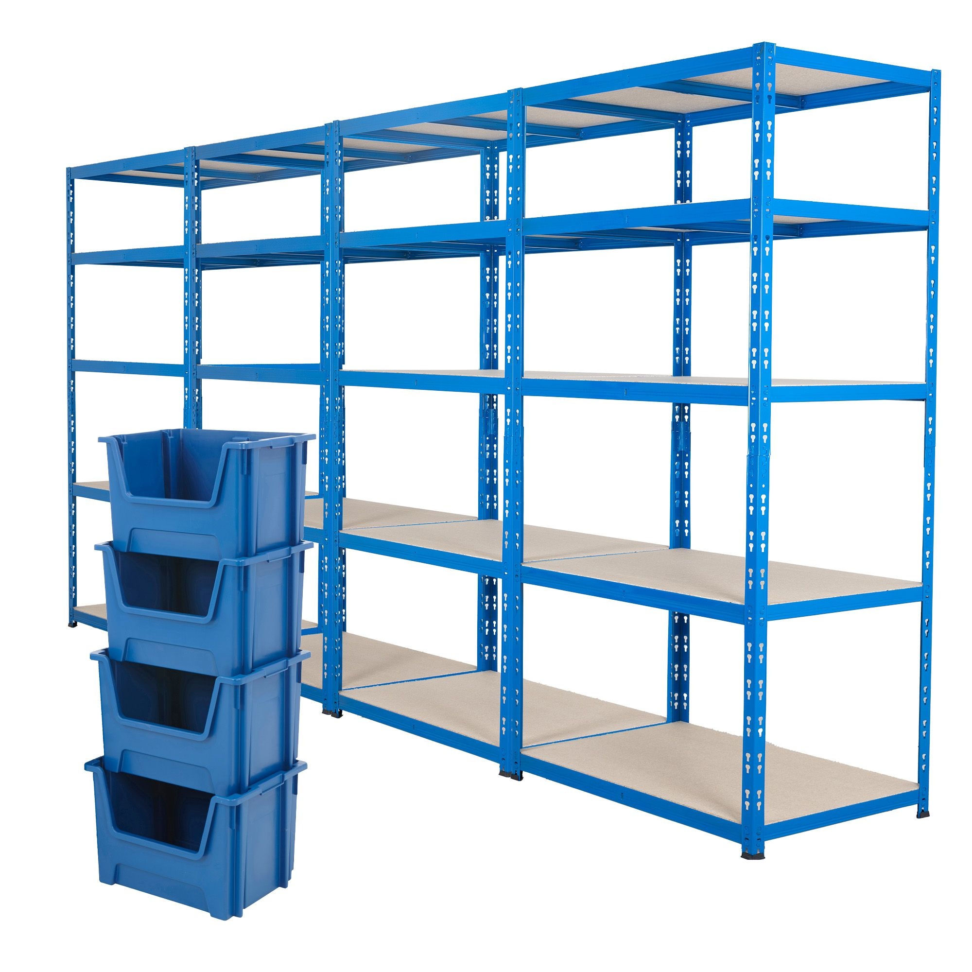 BiGDUG Essentials Industrial Shelving Kits | Multi-Bay | OFO
